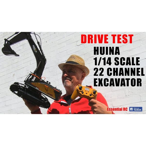 Mô hình máy xúc Huina 1592 điều khiển từ xa RC 592 Cần cẩu Hulna 592 Xe ...