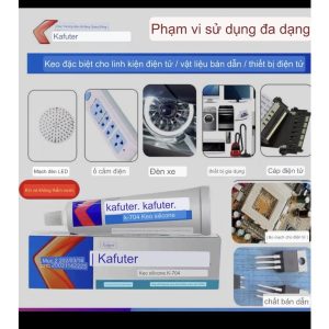 Keo chống thấm – chống nước Kafuter K-704,keo dán mạch linh kiện điện tử, keo Silicone dán cách ...