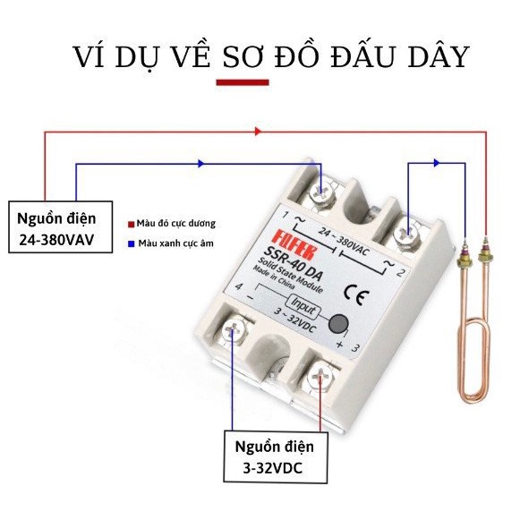 Rơ Le (relay) Công Nghiệp Fofer SSR 40A DC Rơ Le Rắn SSR-40DA Rơ le bán ...